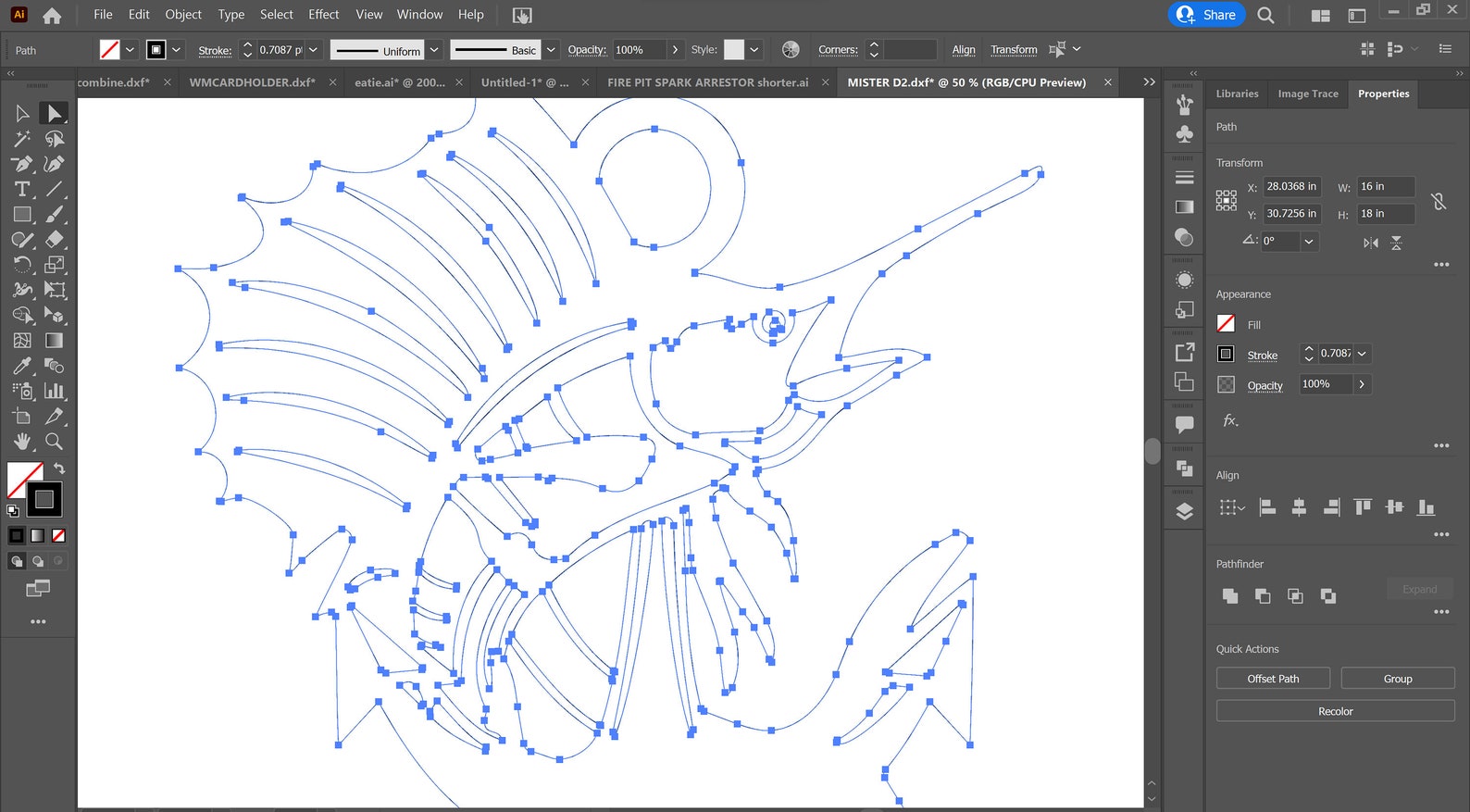 Marlin Fish SVG, Anchor DXF, CNC Plasma Cutting, Laser Cut Files ...