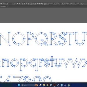 Font Dxf Font Files for Cnc, Unique Font Ttf Digital Download, Stencil ...