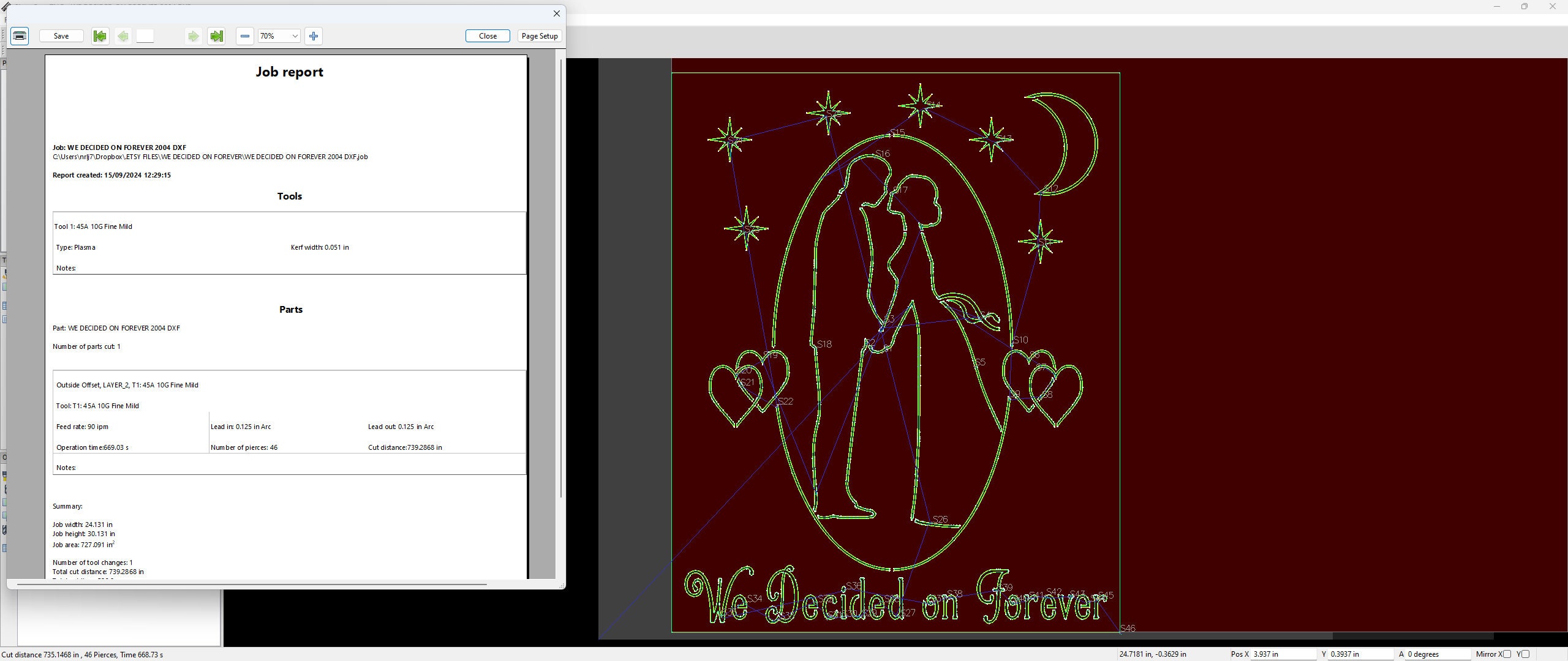 Wedding Sign SVG: CNC Plasma DXF, Laser Cut File, Cricut Waterjet ...