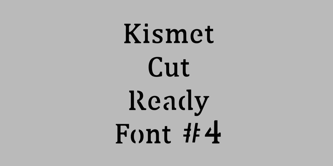 Bridged Font Dxf Files for Cnc Plasma Cutting, Serif Font Ttf Digital ...