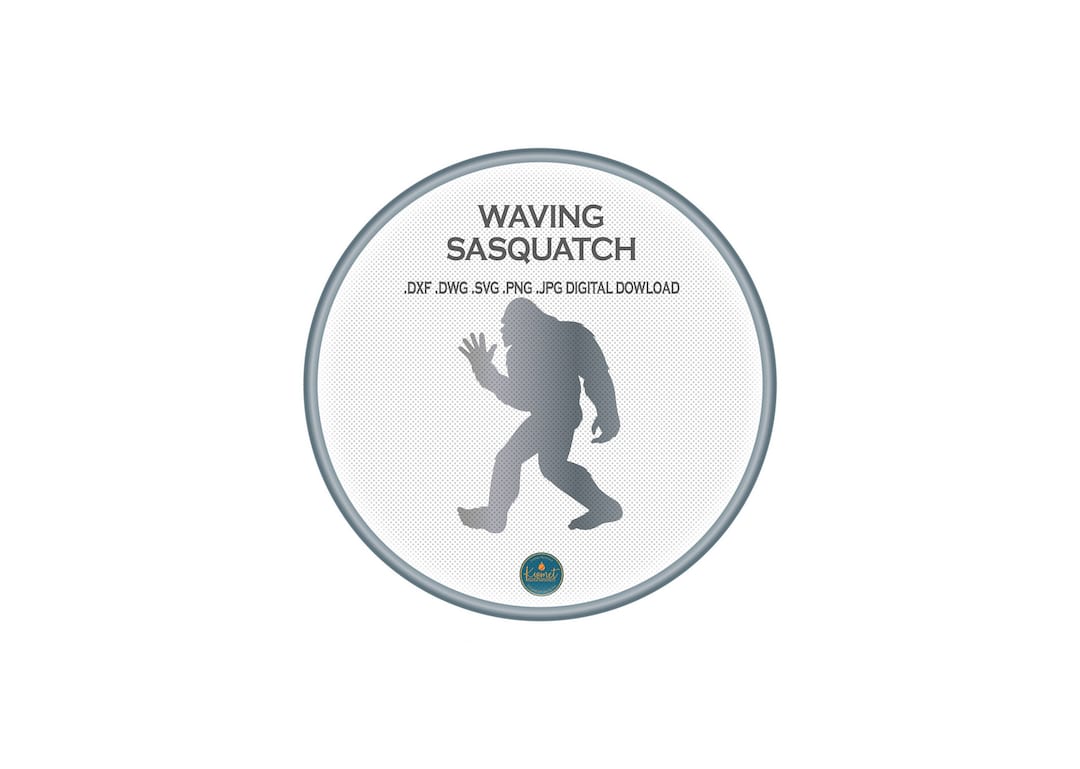 Bigfoot Svg File for Laser Cutting, Sasquatch Dxf File for Cnc Plasma ...