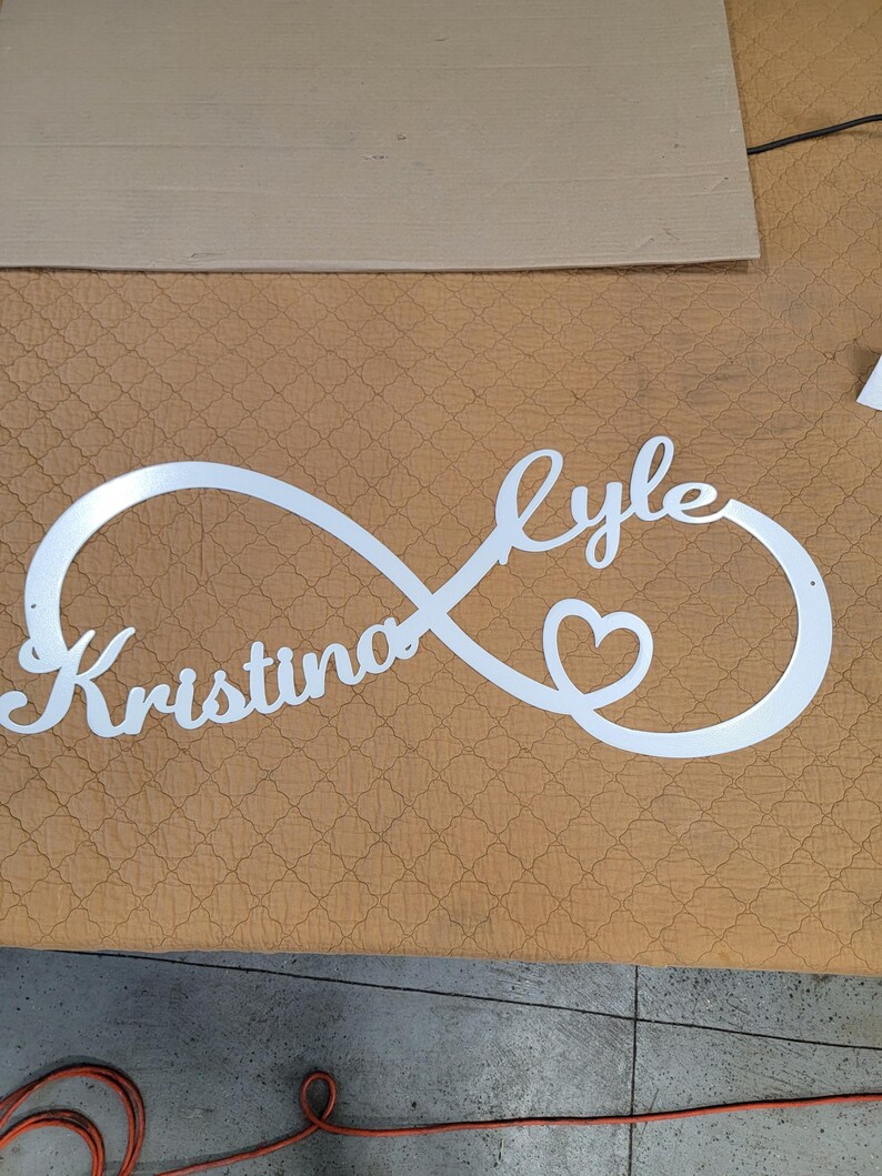 Heart Infinity Symbol Dxf Files for Plasma Cutters, Monogram Svg Files ...