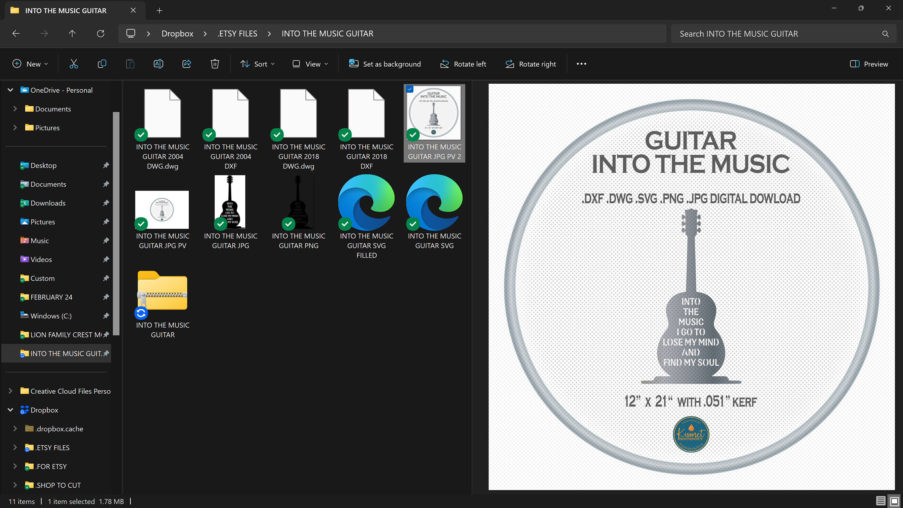 Guitar Dxf Plasma Cutting File for Cnc, Music Svg Laser Cut File for Guitar Wall Art, Into the ...