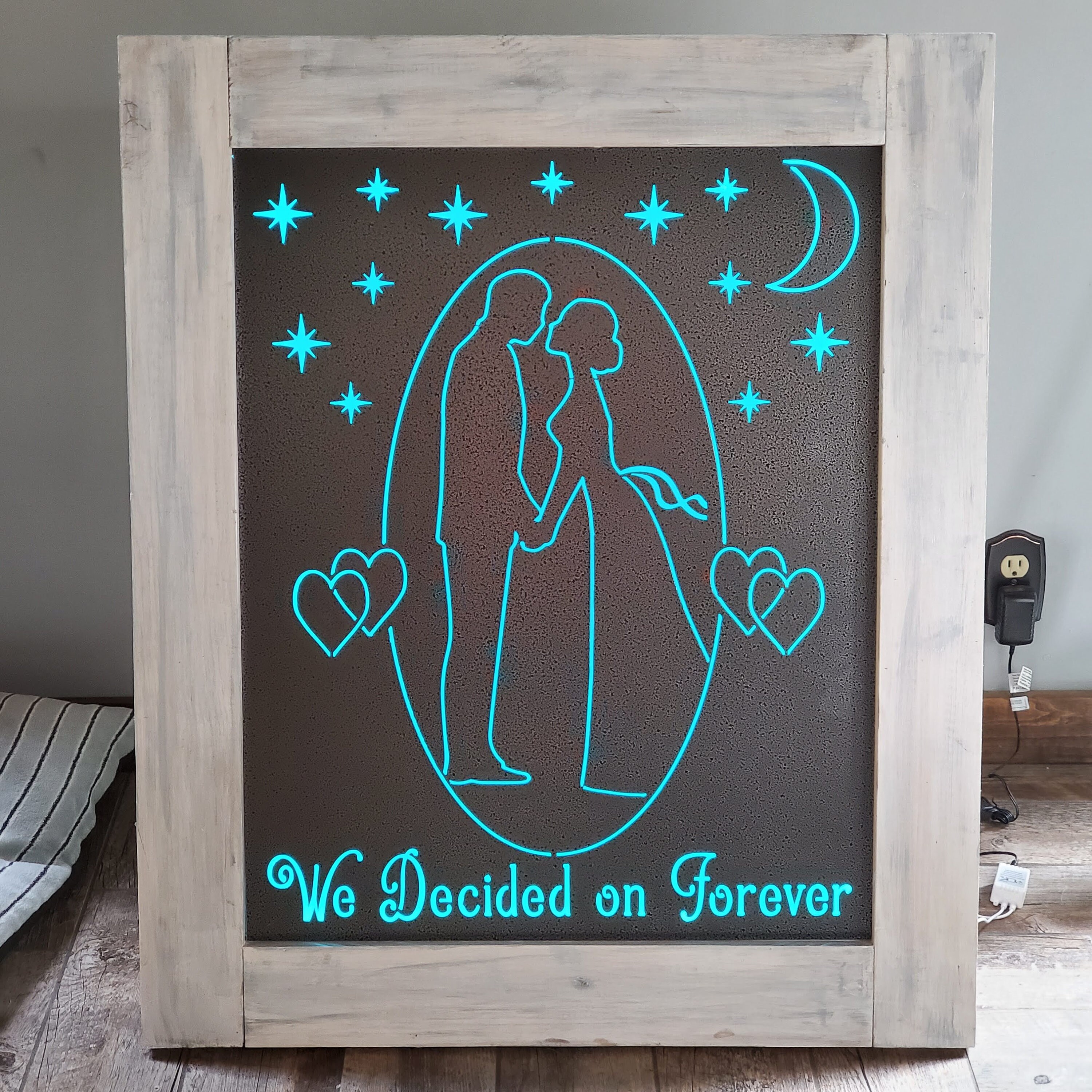 Wedding Sign SVG: CNC Plasma DXF, Laser Cut File, Cricut Waterjet ...