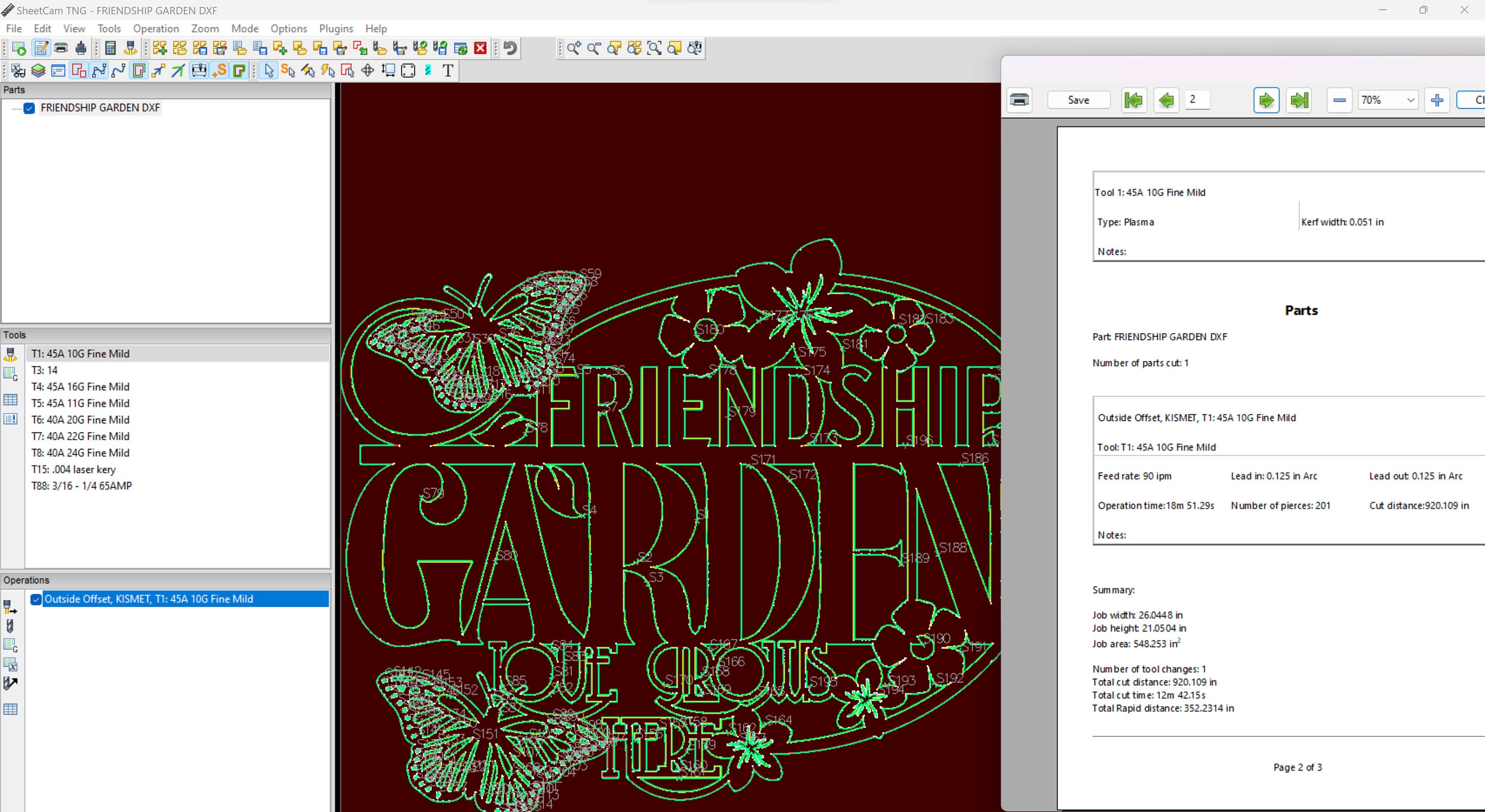 Garden Sign Dxf Files for Cnc Plasma Cutter, Gardening Sign Dxf Cut ...