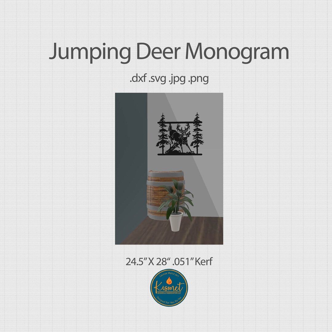 Jumping Deer Svg Buck Dxf Files for Plasma Doe Cut File - Etsy Australia