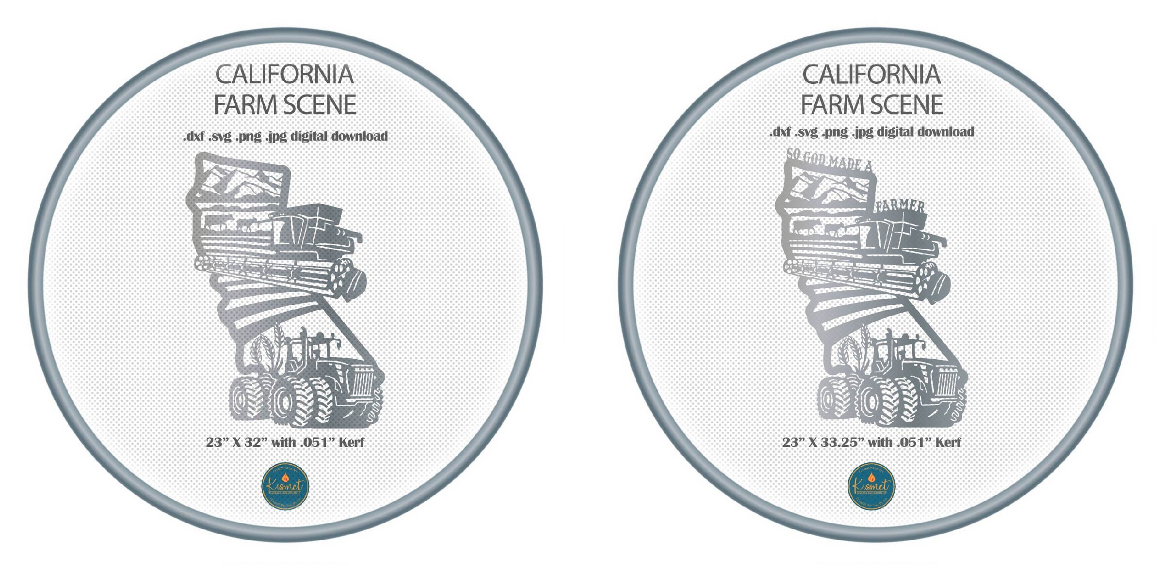 So God Made a Farmer Wall Art Dxf Files for Plasma Cut, Farm Scene Svg ...