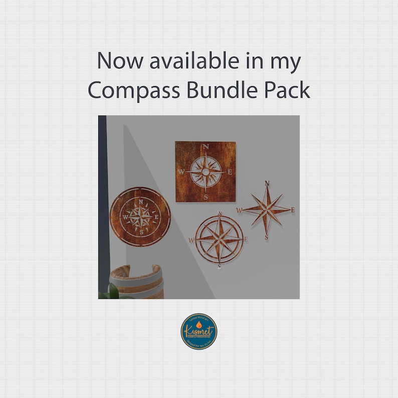 Compass Sign Dxf Files for Plasma Cutter Adventure Sign Dxf - Etsy