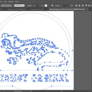 Monogram Lizard Dxf File for Cnc Plasma, Reptile, SVG Files, Kismet Cut ...