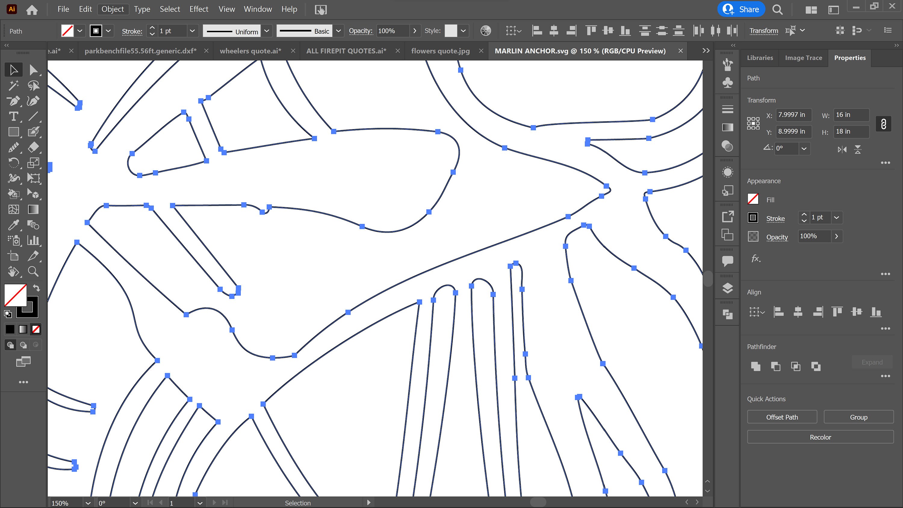 Marlin Fish SVG, Anchor DXF, CNC Plasma Cutting, Laser Cut Files ...