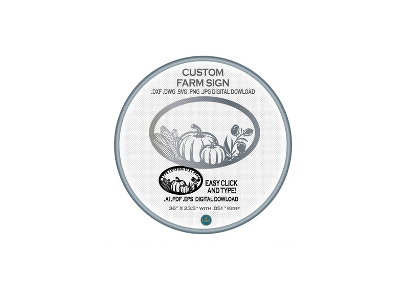 Custom Farm Sign DXF SVG, CNC Plasma Laser Cut Files, Xtool Cricut ...