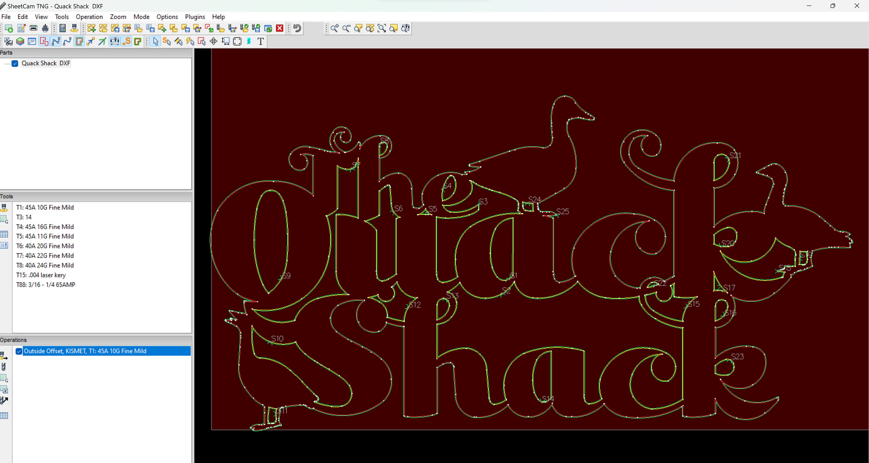 Quack Shack Sign Dxf Files for Plasma, Duck Svg Files for Laser, Duck ...