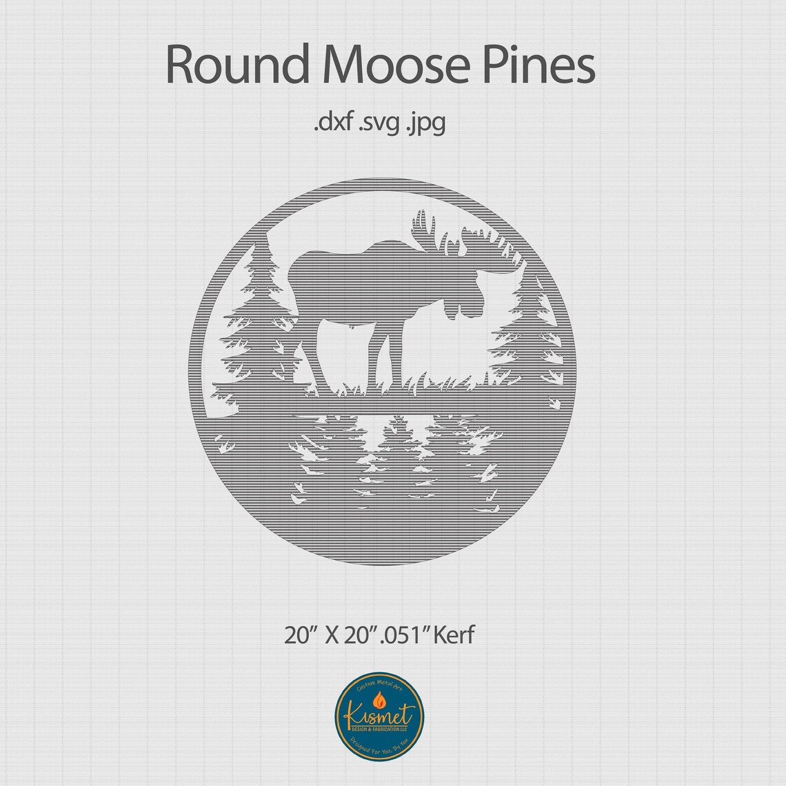 Personalized Moose Dxf Files for Plasma Cut, Nature Svg Files for Laser ...