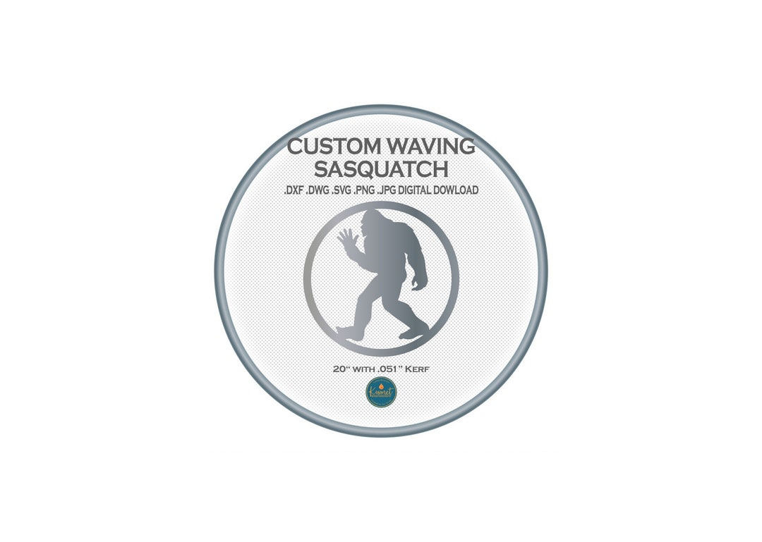 Bigfoot DXF File: Sasquatch SVG Laser Cut Files, CNC Plasma, Cricut ...