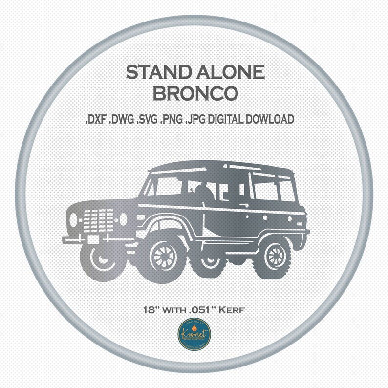 Bronco Truck Dxf Files for Cnc Plasma Cutting, Bronco Sign Svg Files ...