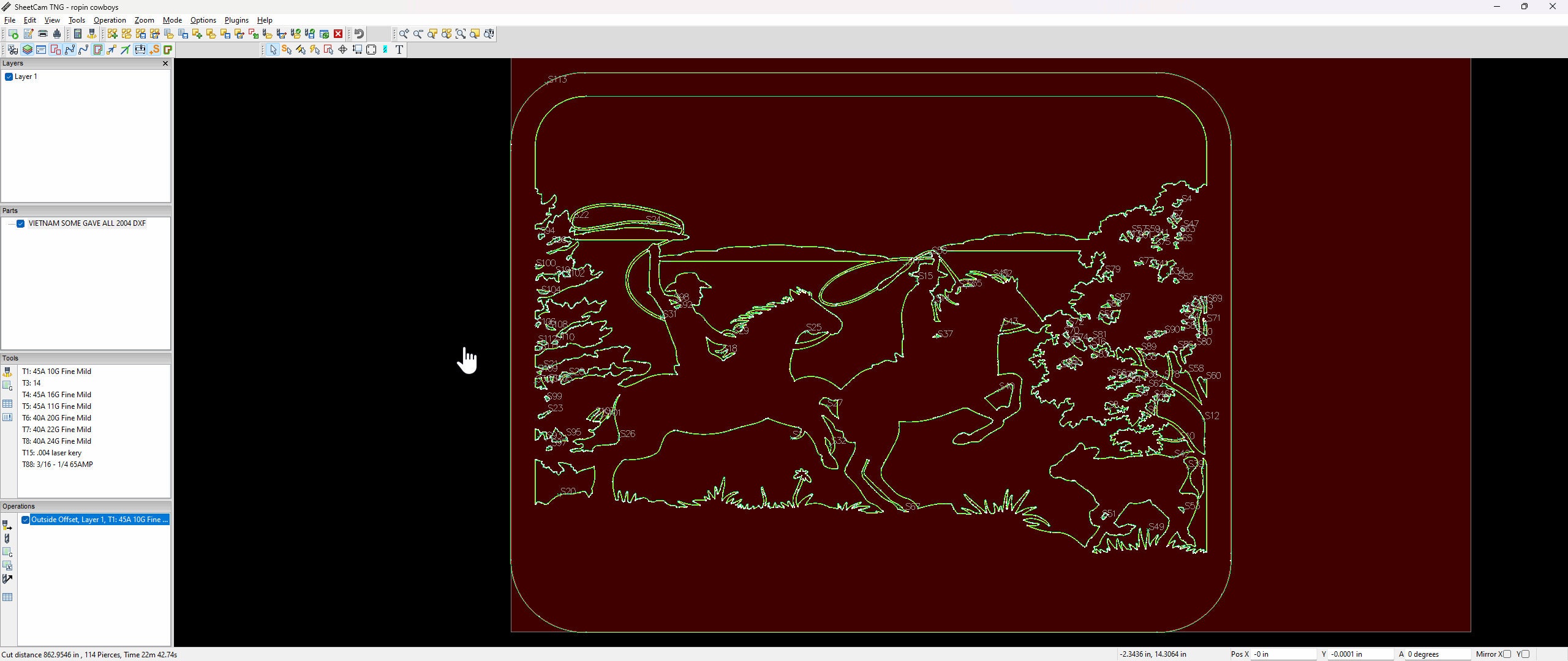 Roping Cowboy Svg File for Laser Cutting, Ranch Sign Dxf File for Cnc ...