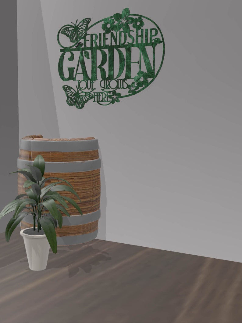 Garden Sign Dxf Files for Cnc Plasma Cutter, Gardening Sign Dxf Cut ...