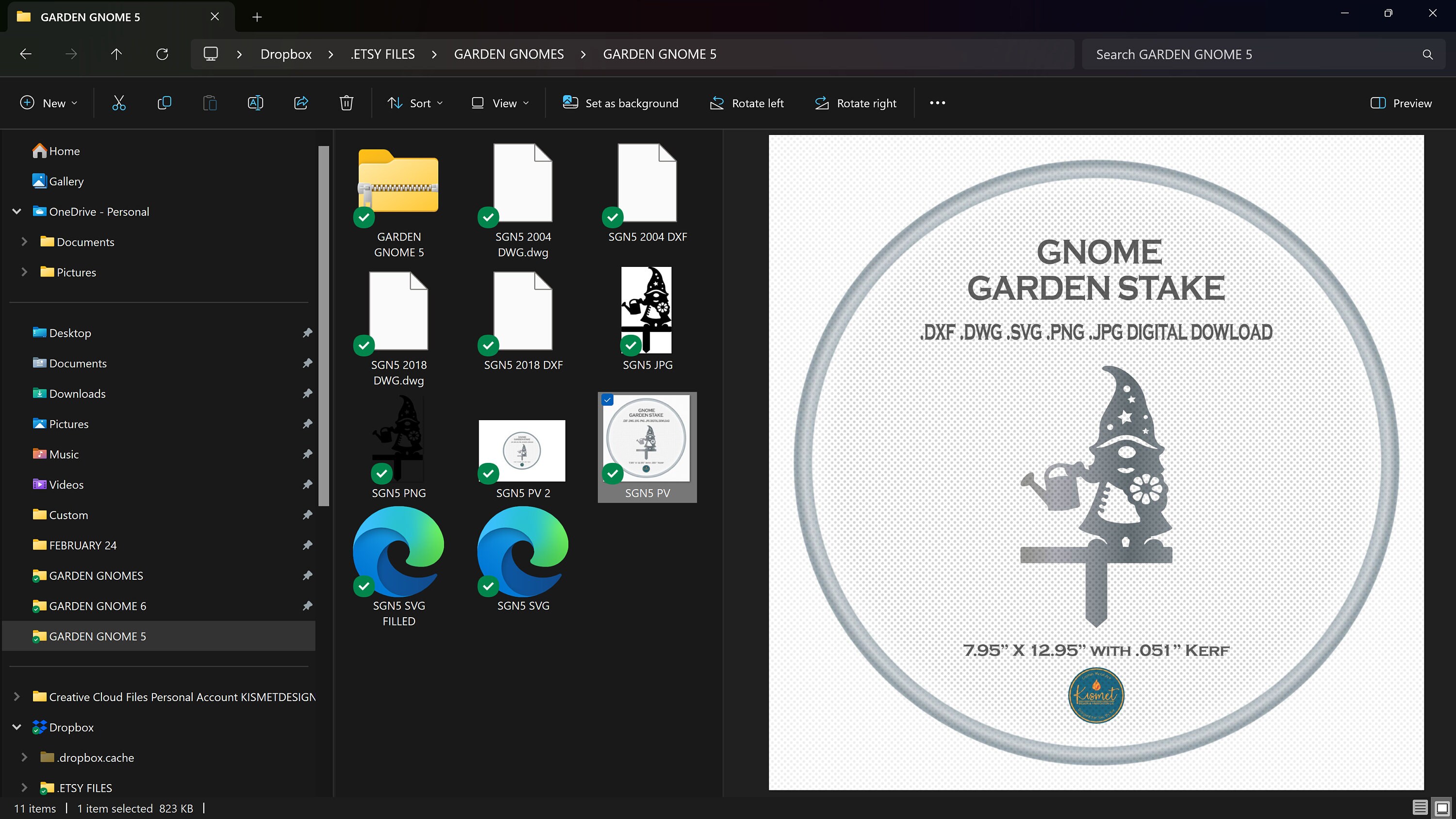 Garden Gnome Cut File, CNC Plasma, SVG DXF, Garden Art (digital ...