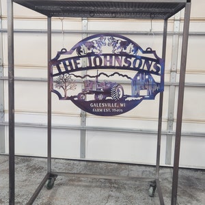 Personalized Farm Sign Dxf Files for Cnc Plasma Cutter, Orchard Sign ...