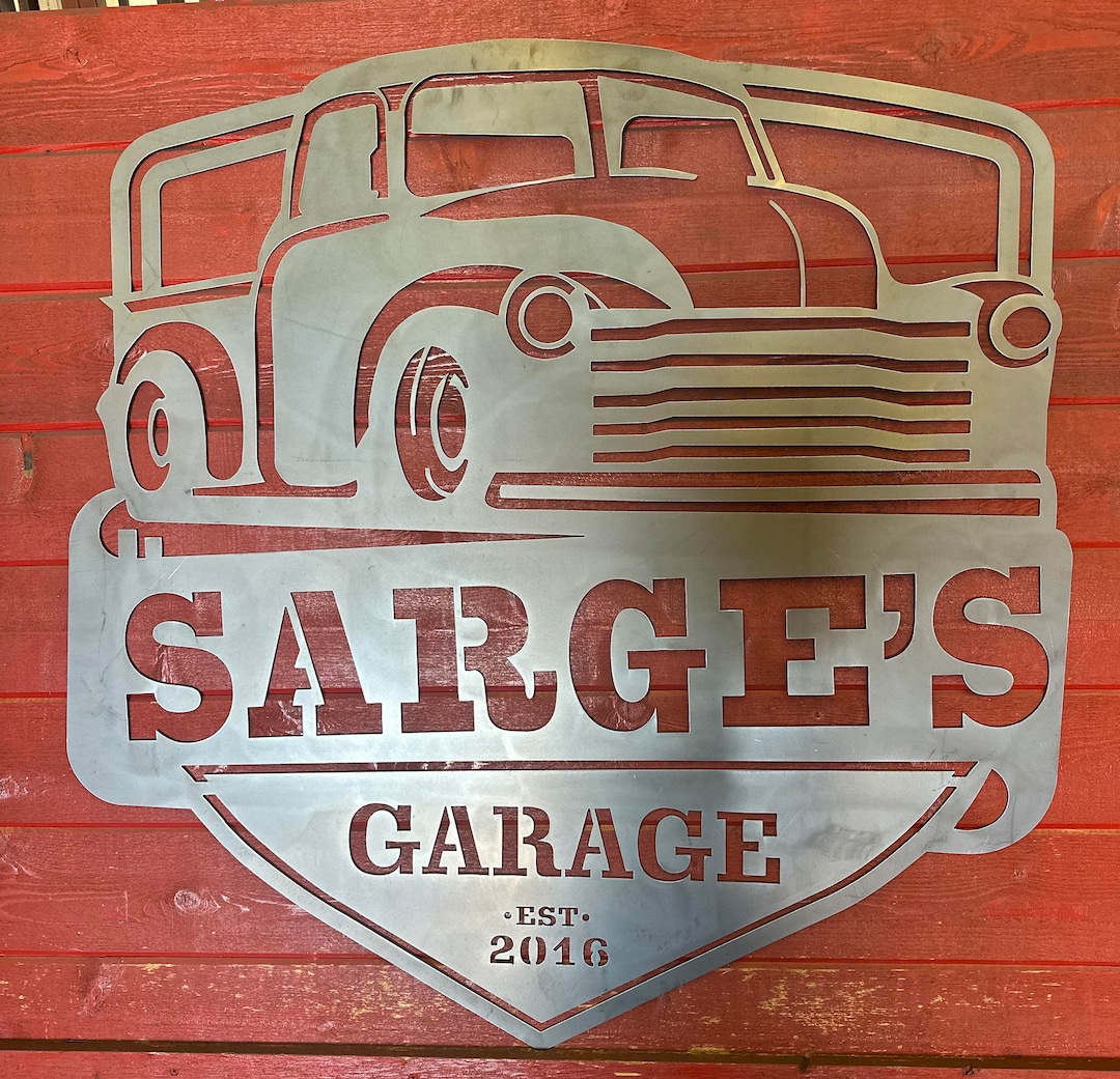 Car Sign Plasma Cut Files for Plasma Cutting, Vintage Car Dxf File for ...