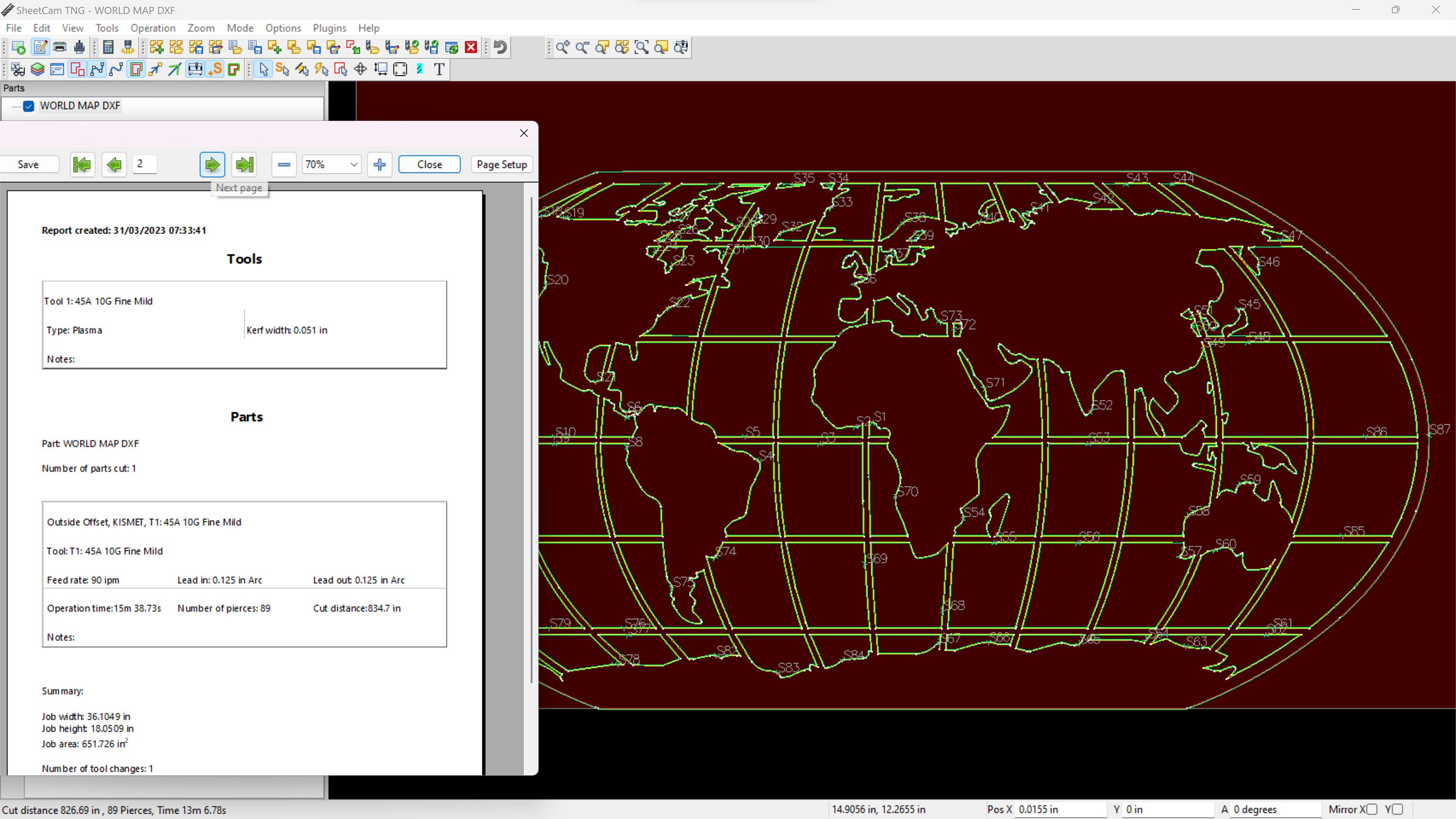 World Map Dxf Cut File for Plasma Cutting, Globe Map Laser Cut File for ...