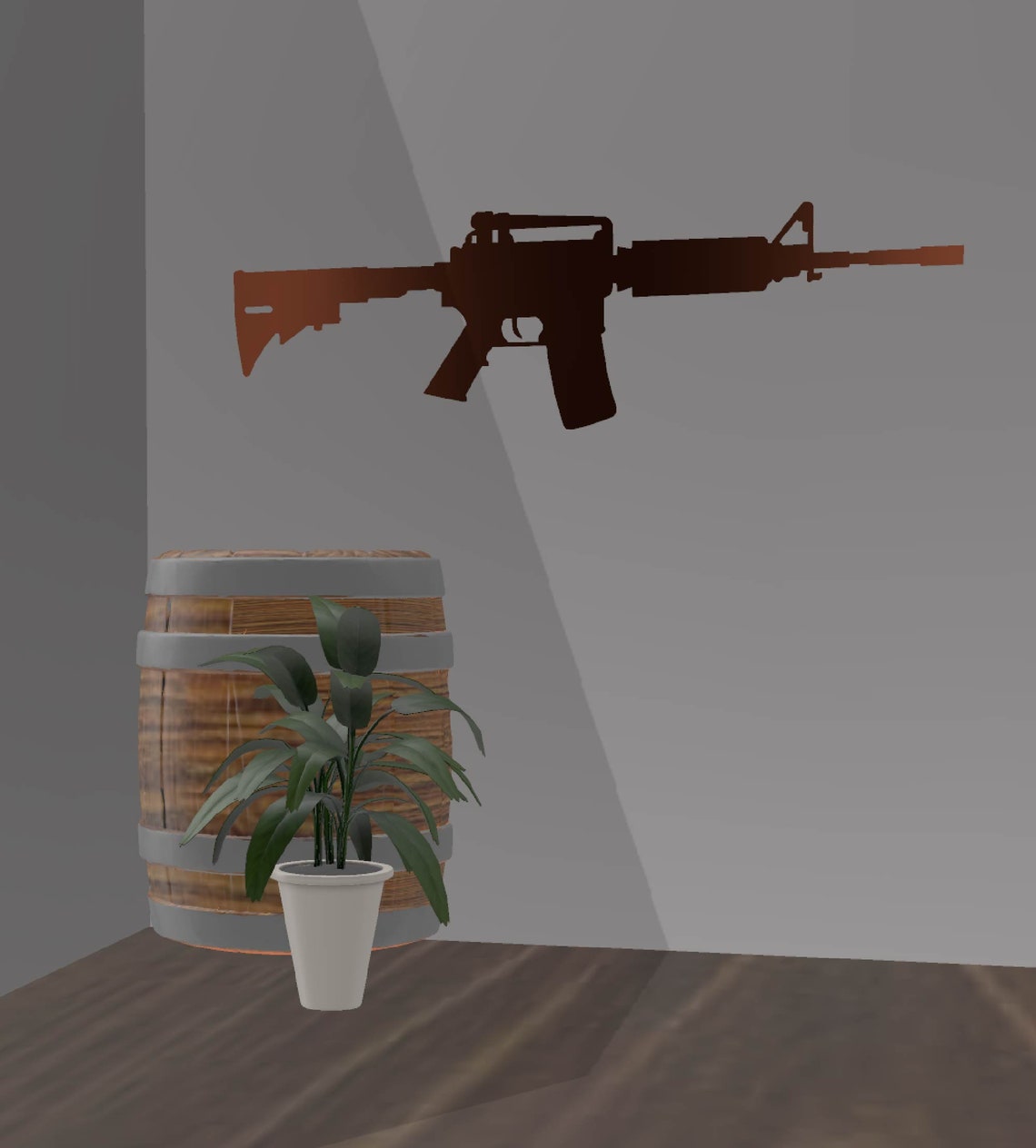 Hunting DXF Files for CNC Plasma Cutting, Rifle SVG Files for Laser ...