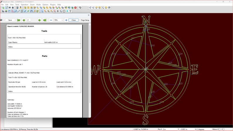 Compass Sign Dxf Files for Cnc Plasma Cutter, Adventure Sign Dxf Cut ...