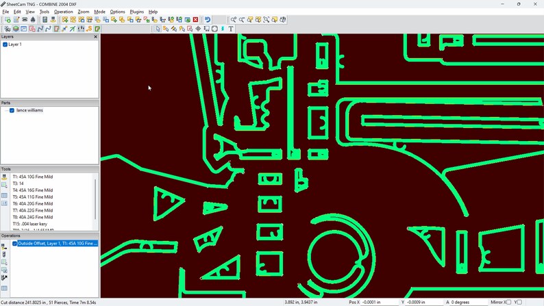 Combine Dxf for Cnc Plasma Cutting, Farm Tractor Cut File for Laser ...