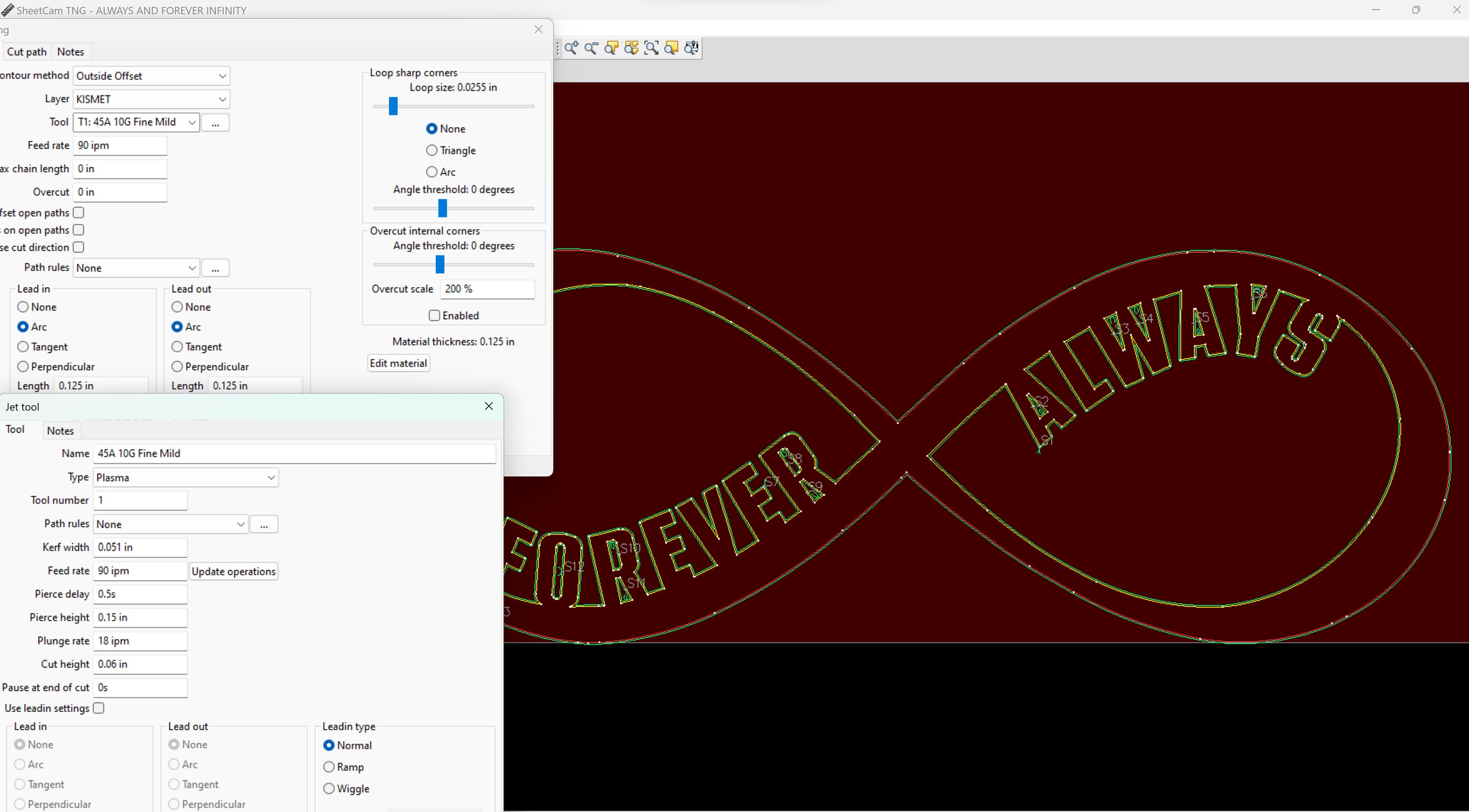 Custom Wedding Sign Dxf File for Cnc Plasma Cutting, Infinity Svg File ...