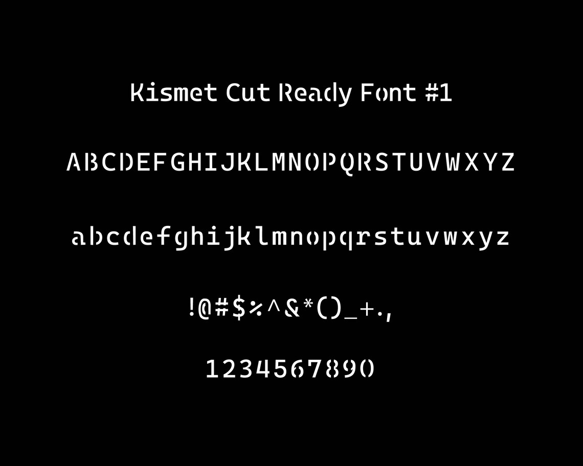 Bridged Font SVG Files for CNC Plasma Cutting - Etsy