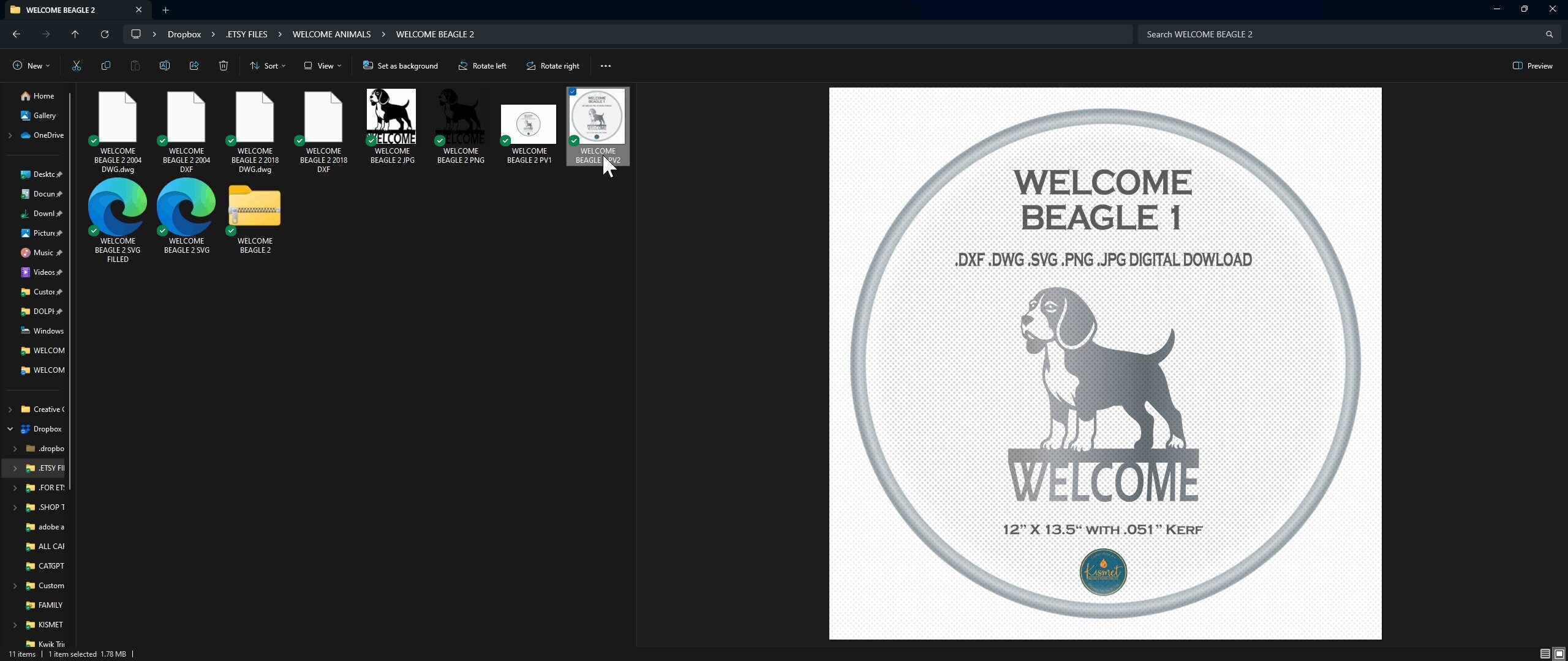Welcome Dog Sign Dxf File for Cnc Plasma Cutting, Beagle Svg File for ...