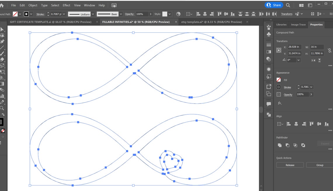 Heart Infinity Symbol Laser Cut File, Wedding Monogram SVG, CNC Plasma ...
