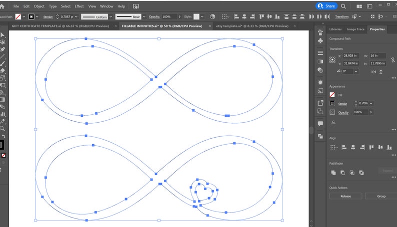 Heart Infinity Symbol Dxf Files for Plasma Cutters, Monogram Svg Files ...