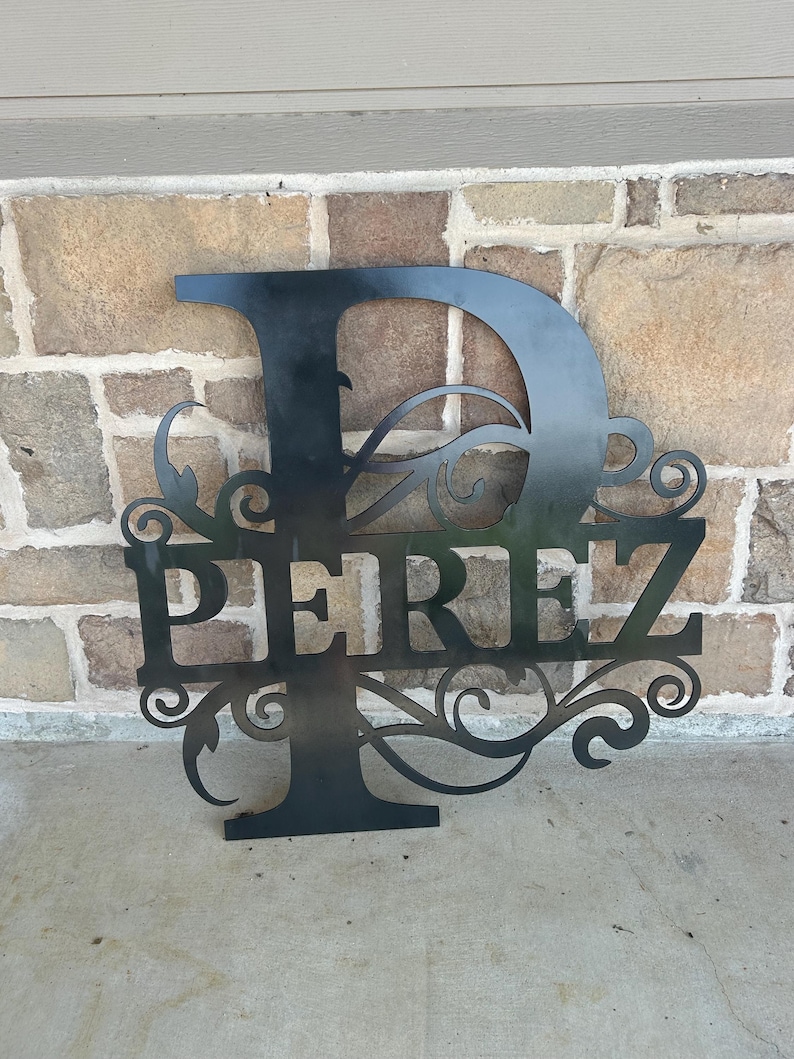 Split Letter P Monogram SVG DXF: Plasma DXF, Laser Cut File (digital ...