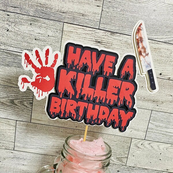Horror Cake Topper - Etsy