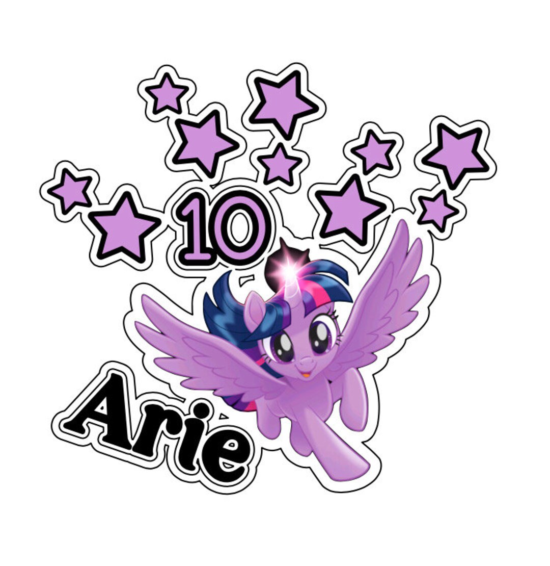 My Little Pony Six Characters to Choose From Cake Topper - Etsy