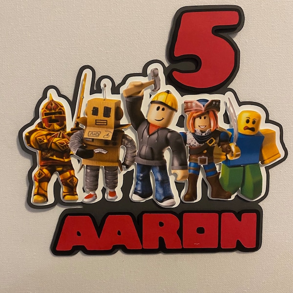 Roblox Cake Topper - Etsy