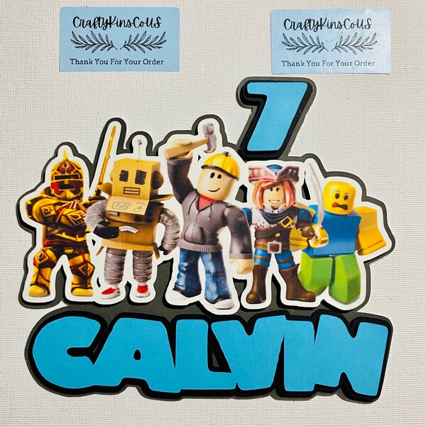 Roblox Cake Topper - Etsy
