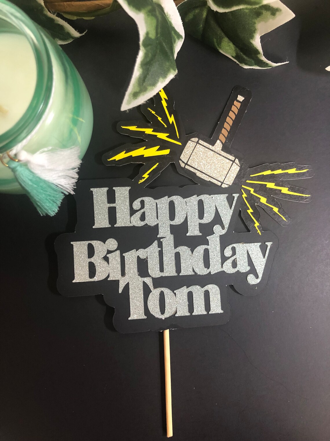 Thor Birthday Topper Thor Cake Topper Thor Birthday Cake - Etsy