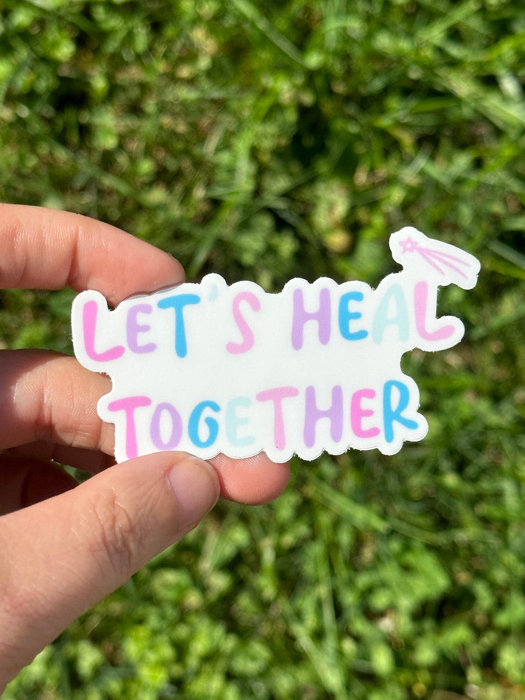 Lets Heal Together Sticker - Etsy