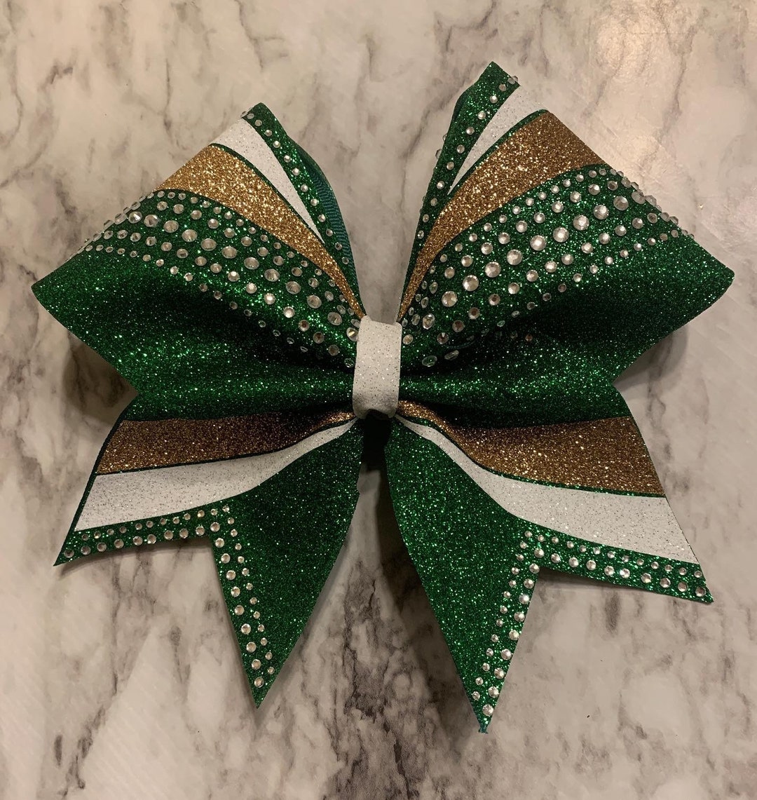 Custom Made Rhinestone Competition Bow - Etsy
