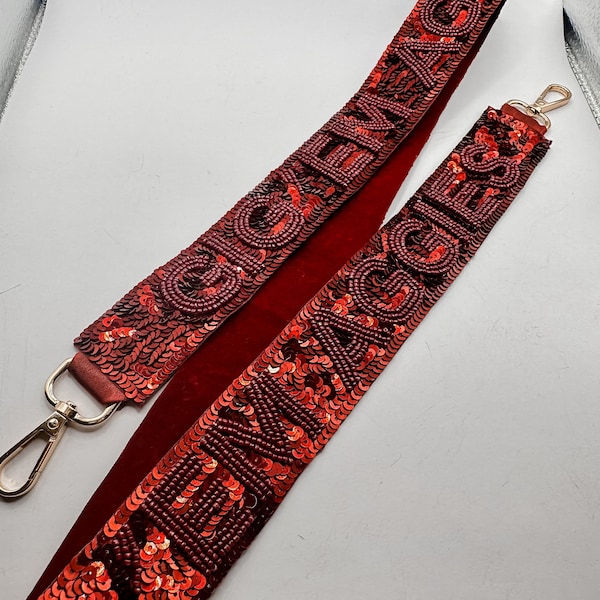 Beaded Purse Strap Etsy