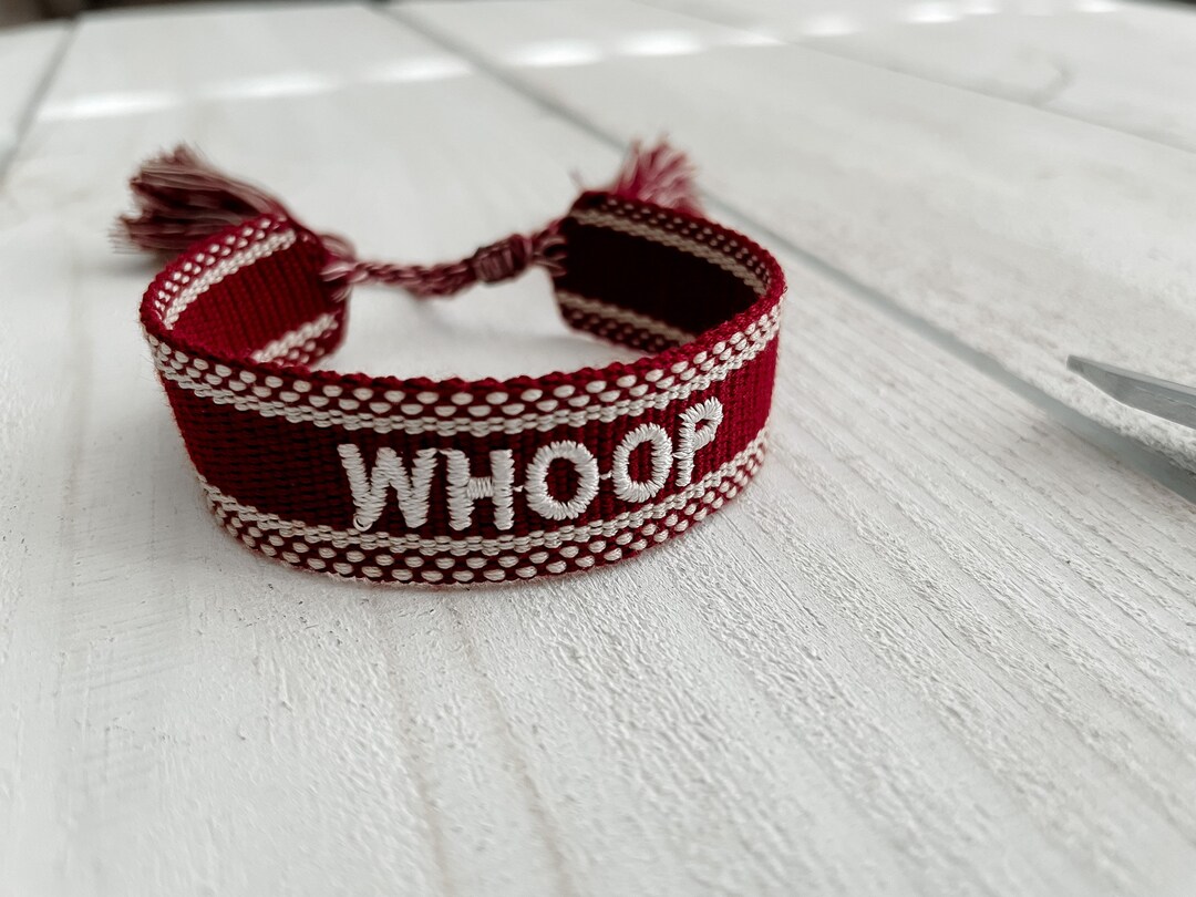 Texas A&M WHOOP Woven Bracelet - Etsy