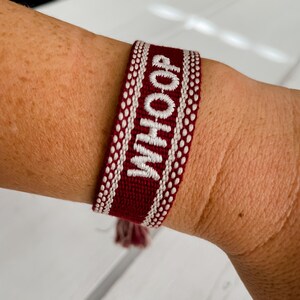 Texas A&M WHOOP Woven Bracelet - Etsy