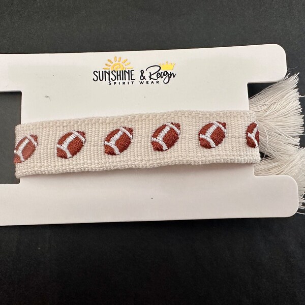 Football Bracelet - Etsy