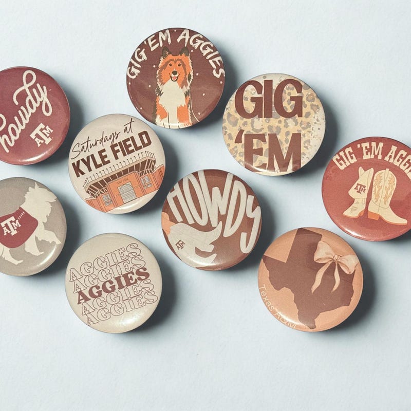 A&m Game Buttons - Etsy
