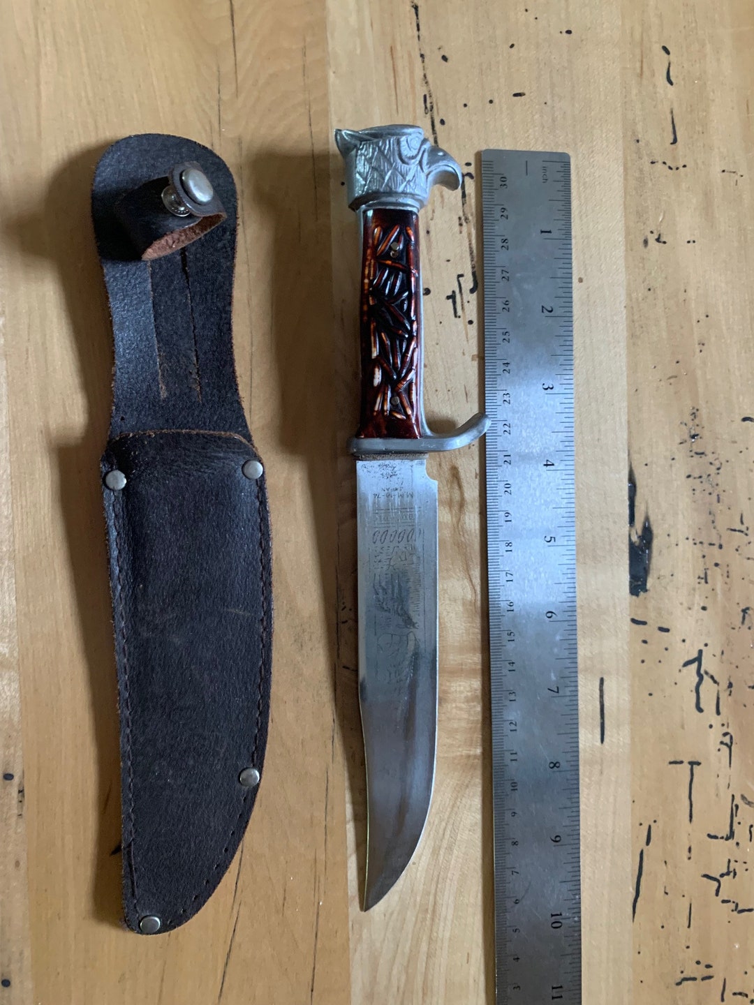 Vintage Korium Hunting Knife - Etsy