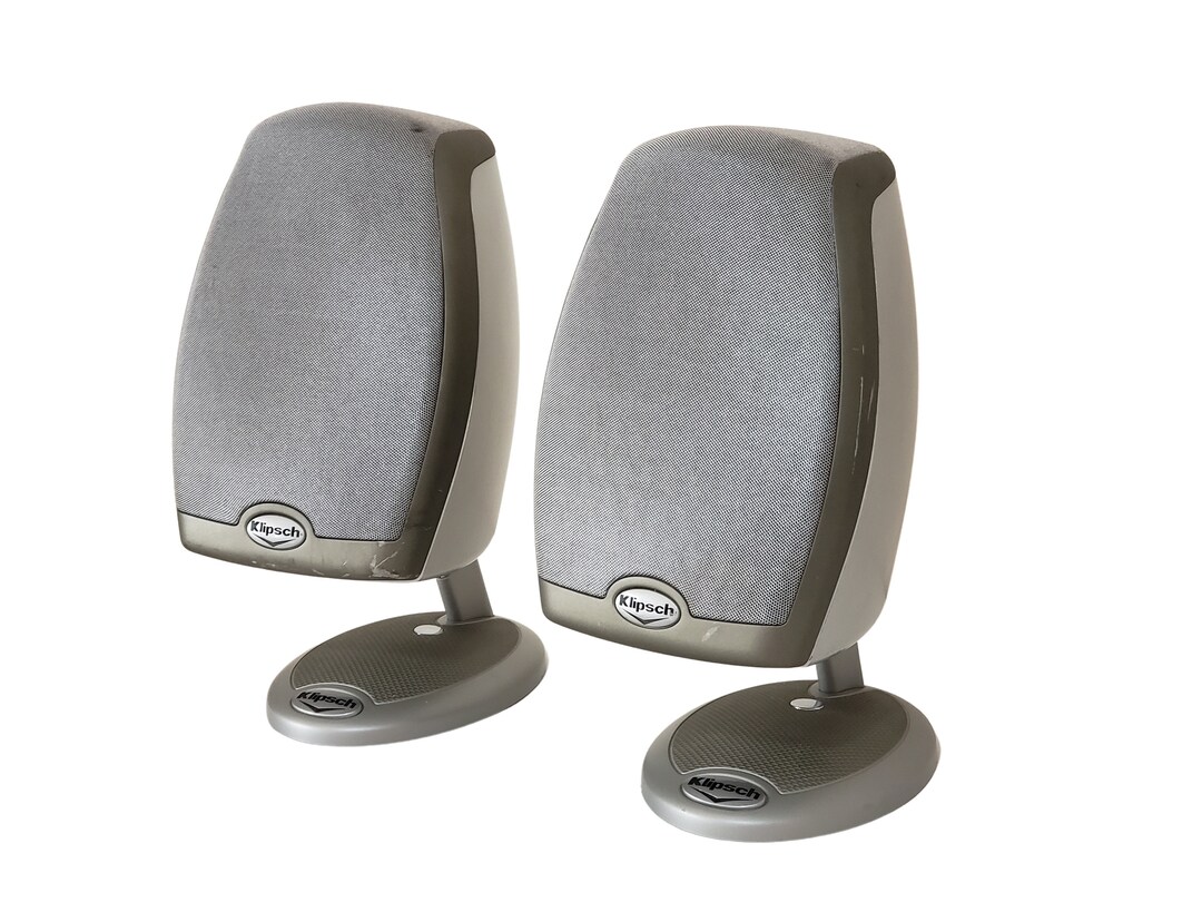 Vintage Klipsch RSX-4 Desk Bookshelf Speakers Multi-position Sound ...