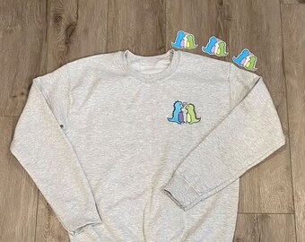 Dino Sweater Sticker - Etsy