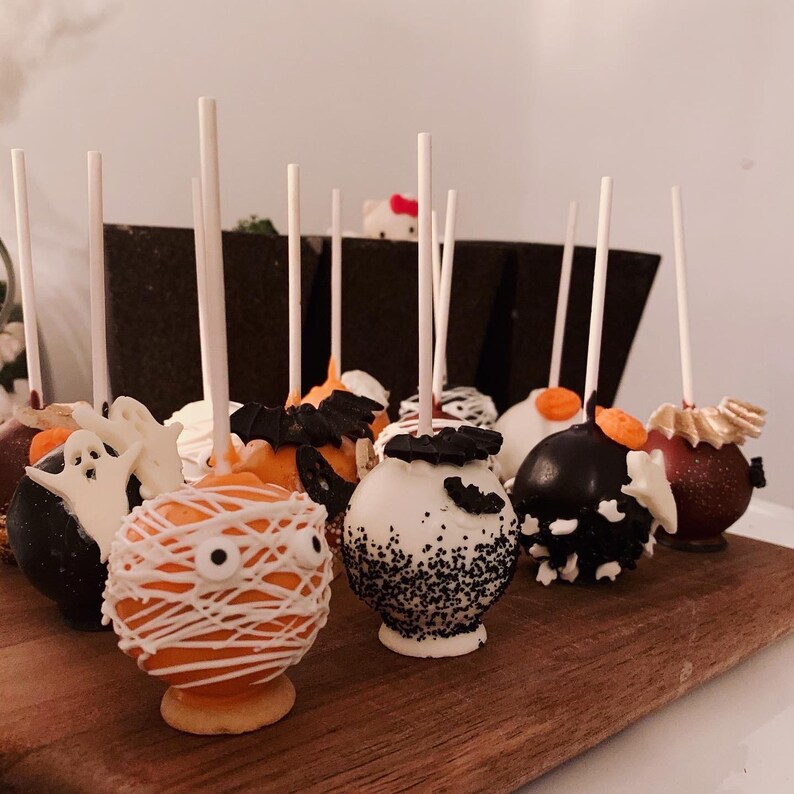 Halloween Theme Cake Pops /mini Donut Pops ( 12 Pieces ) - Etsy